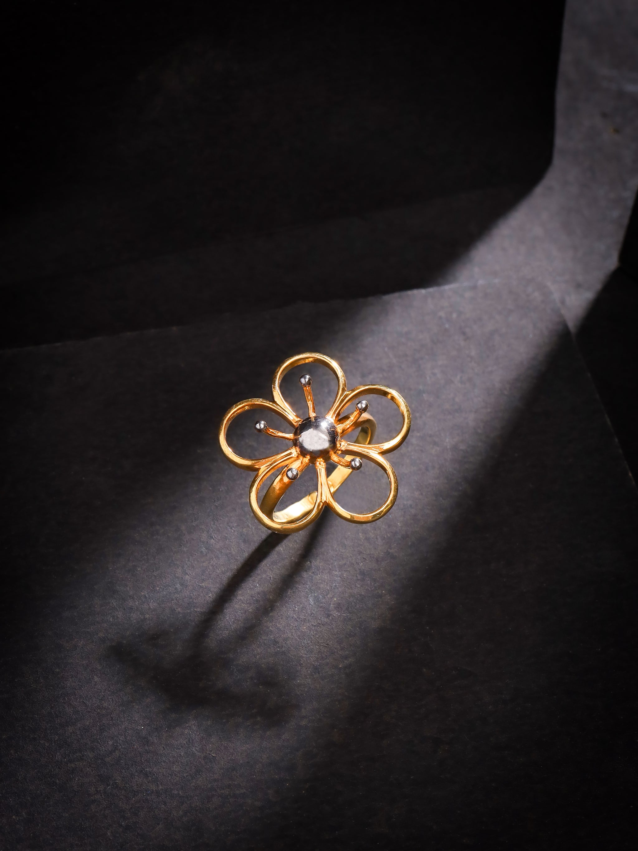 24K Gold Plated Duel-Plated Lumina Collection Ring