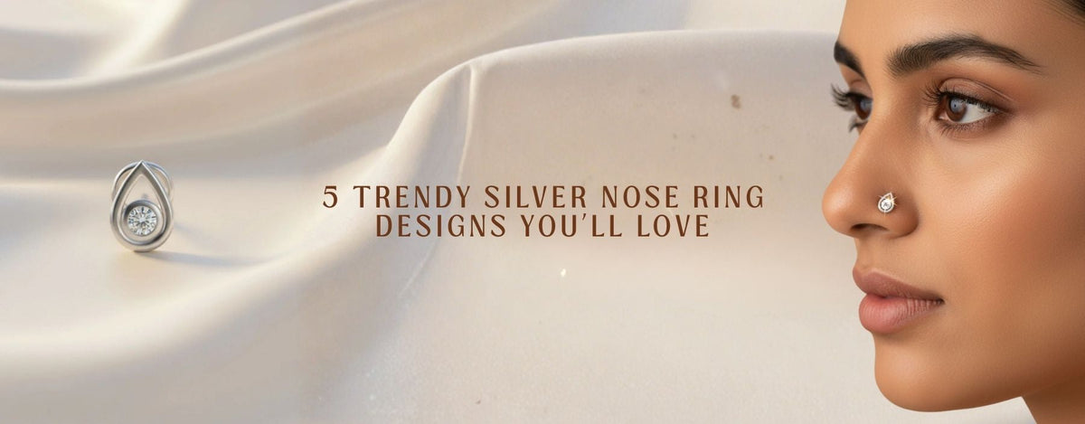 nose ring designs silver