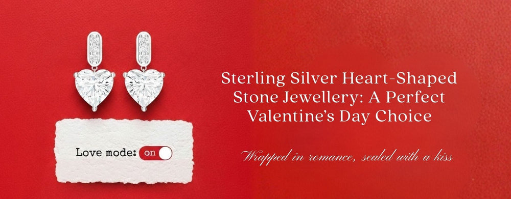 Sterling Silver Heart-Shaped Jewellery for Valentine’s Day