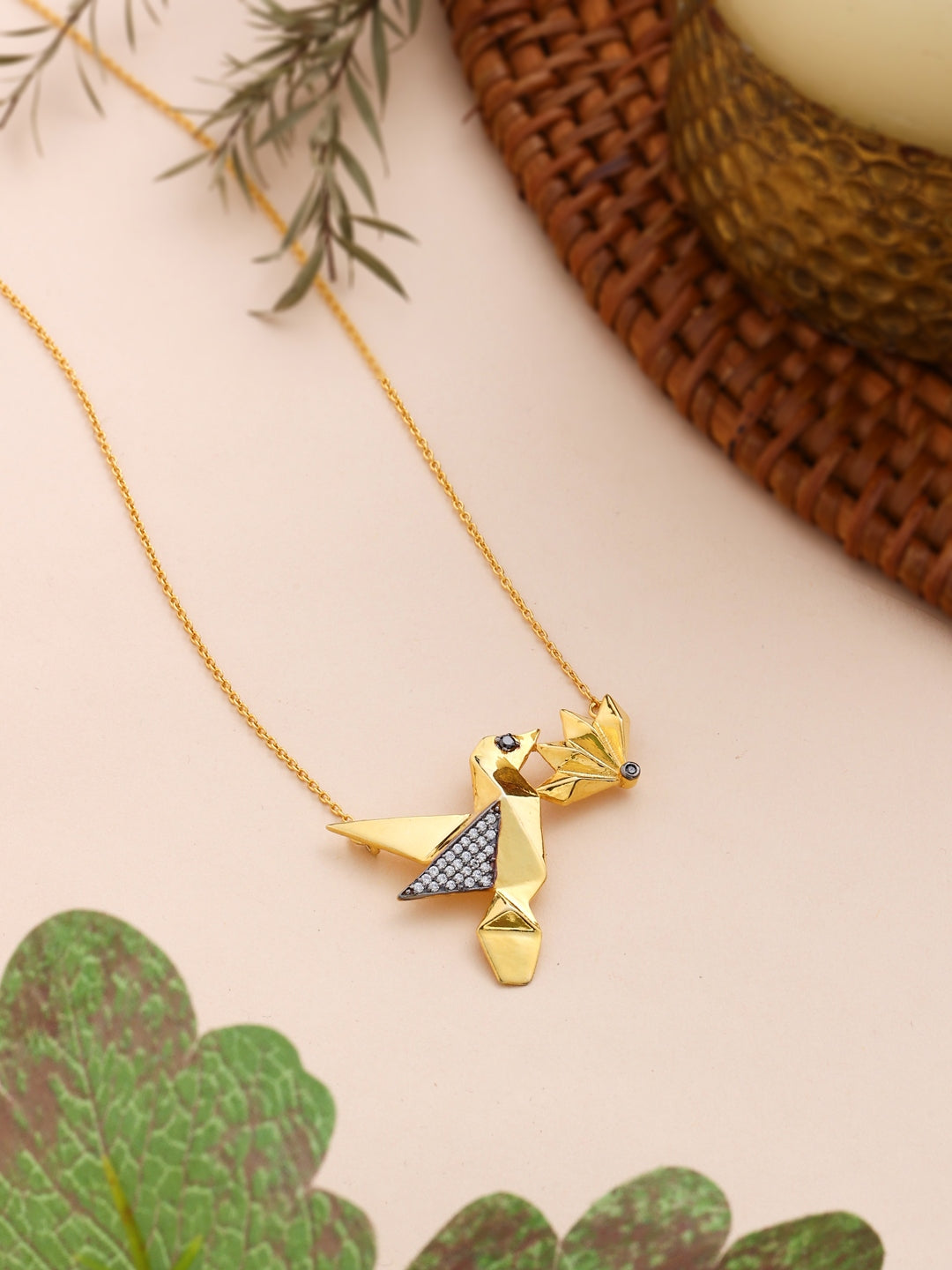 Buy 925 Silver Hummingbird Safari Pendant at Kicky and Perky