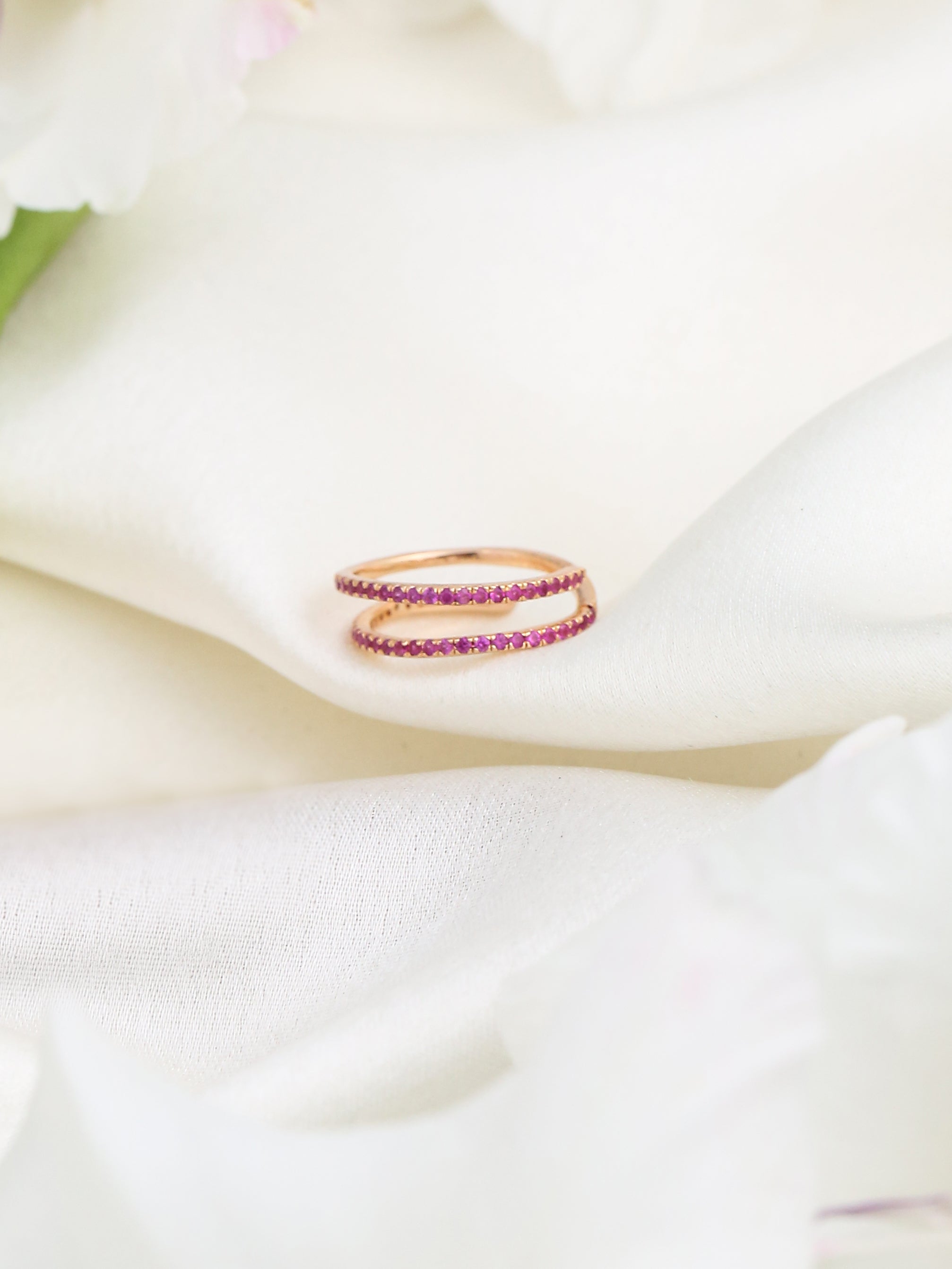 Buy Number Five Silver Rose-Gold Plated Numeric Ring at Kicky and Perky