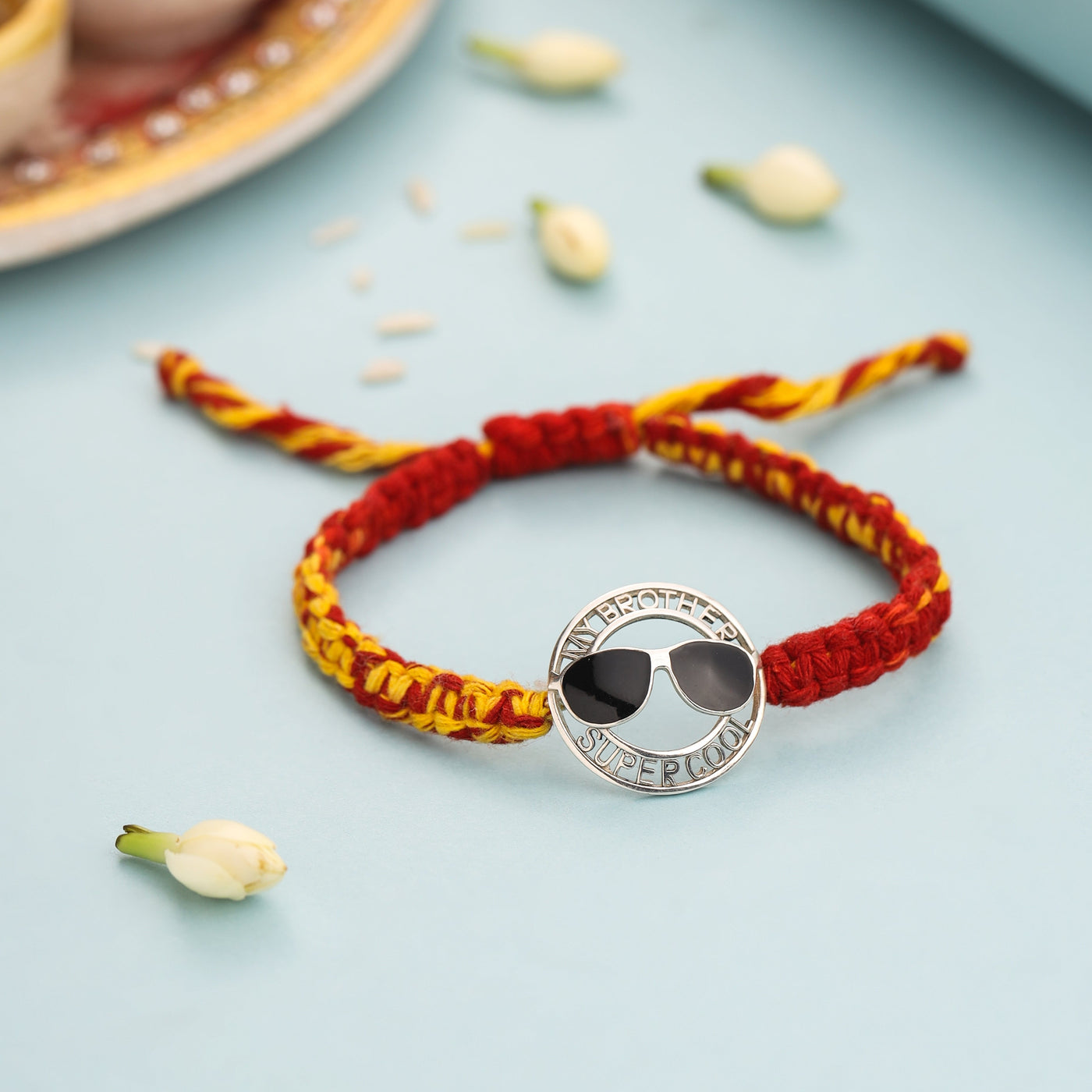 Buy Silver Rakhi Online From ₹599 | Exclusive Chandi Ki Rakhi Designs