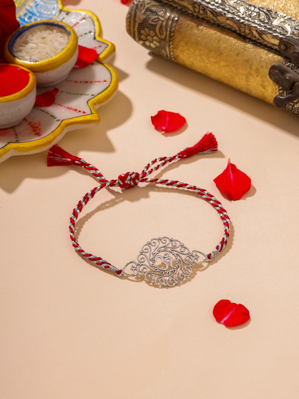 Buy Silver Rakhi Online From ₹599 | Exclusive Chandi Ki Rakhi Designs